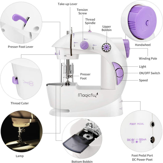Magicfly Mini Sewing Machine | Portable Sewing Machine for Beginner