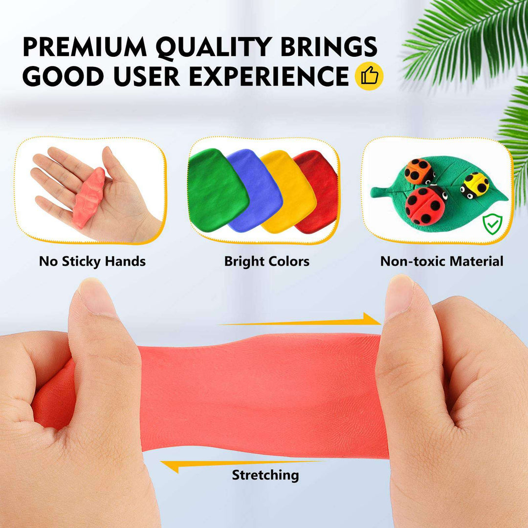 Magicfly Polymer Clay Kit | Oven Bake Clay Kit Best for Beginners