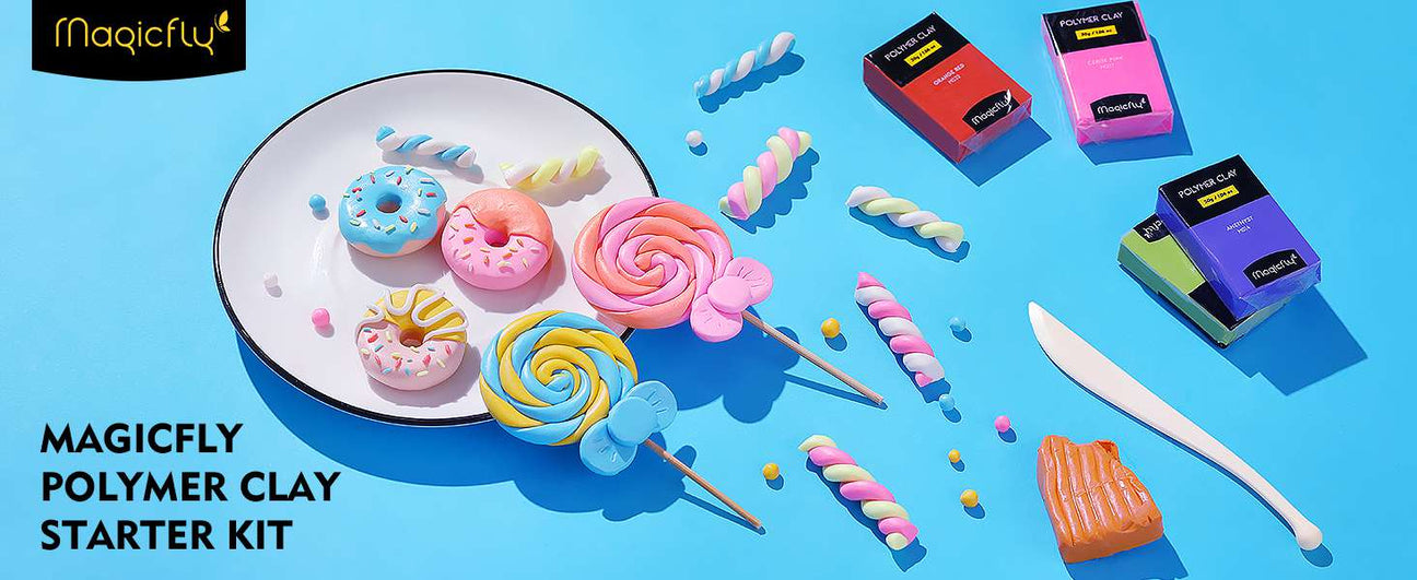 Magicfly Polymer Clay Kit | Oven Bake Clay Kit Best for Beginners