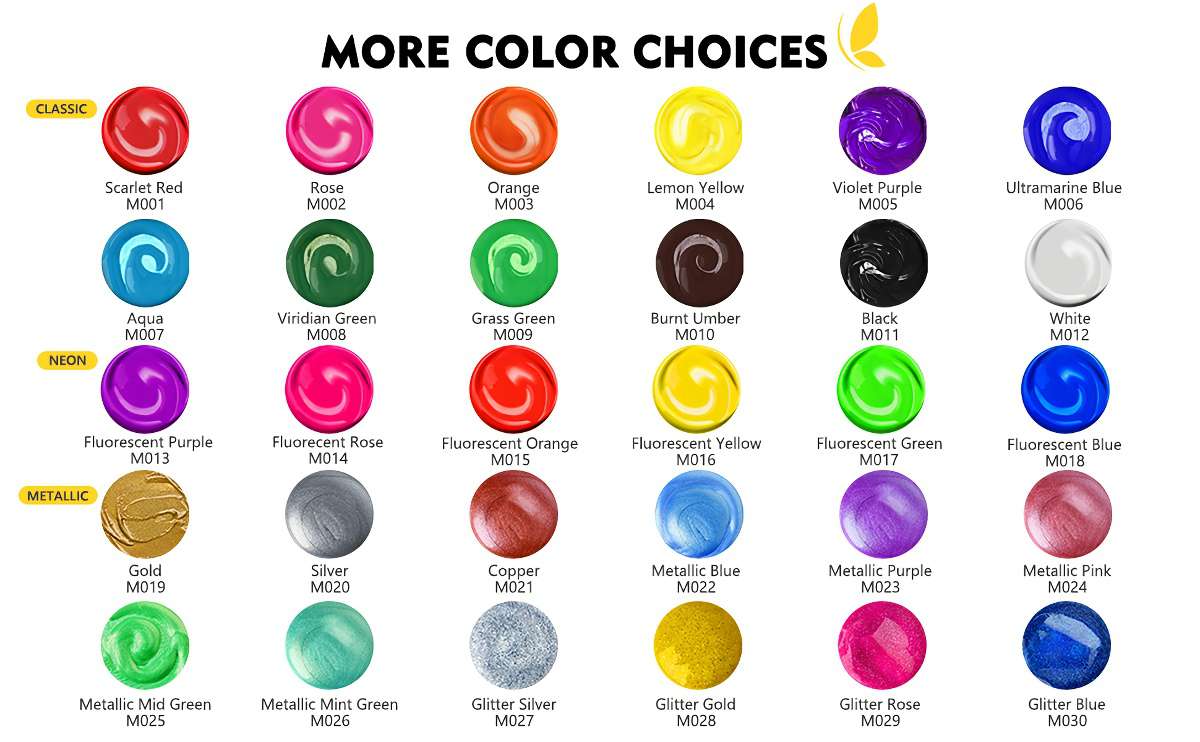 Magicfly Washable Tempera Paint for Kids | Easy Clean Finger Paint